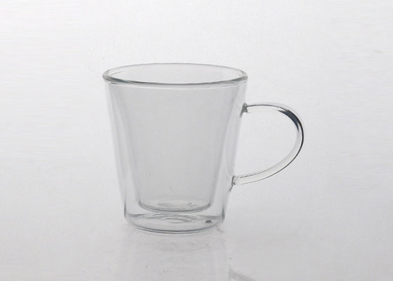 Pyrex Double Wall Glass Coffee Mugs Borosilicate Drinking Glasses
