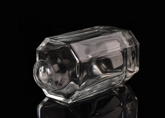 Decorative Glass Perfume Bottles With Pump , Refill Perfume Bottles