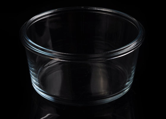 Food Borosilicate Glass Bowl , Tempered Glass Bowls Heat Resistant