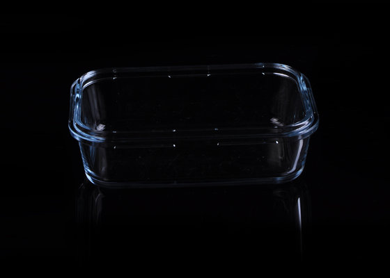 Dinner Large Clear Glass Salad Bowls With Lids , Glass Fruit Bowls