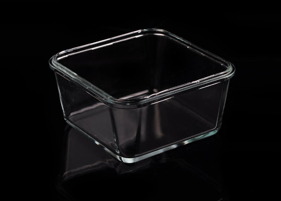 Recyclable Borosilicate Airtight Microwave Safe Glass Bowl Heat Resisting