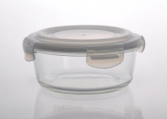 Eco Friendly Home Party Large Glass Salad Bowl With Lid Chrome Free