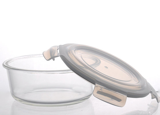 Eco Friendly Home Party Large Glass Salad Bowl With Lid Chrome Free