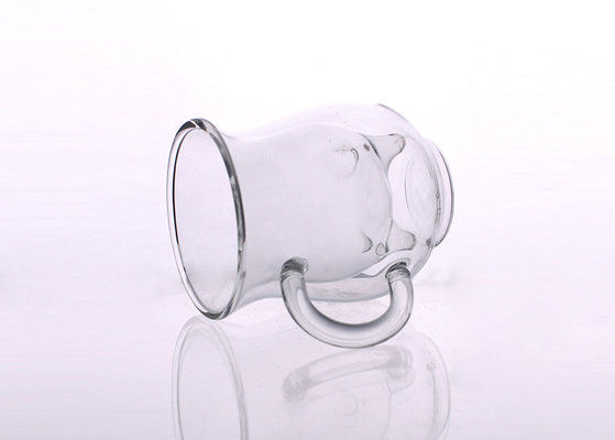 Handle Double Wall Borosilicate Glass , Milk Double Layer Glasses