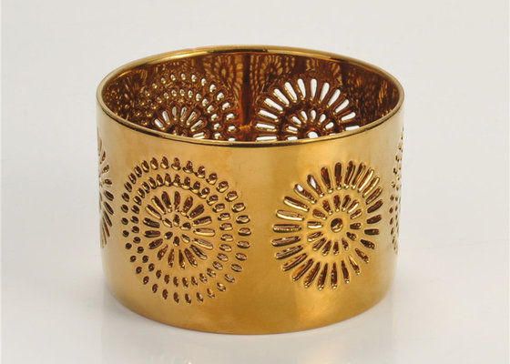Environmental Home Interiors Candle Holders Ceramic For Decorated
