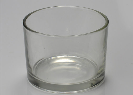 Clear Crystal Glass Tealight Holders Container Handicraft For Votive