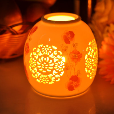 Personalised Ceramic Candle Holder Handmade Heat Resistant ASTM Test