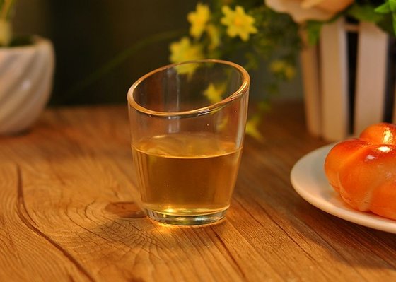 Transparent Tall Shot Glass Customized 130Ml With Oblique Section