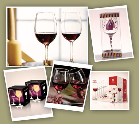 Crystal Stemware Wine Glasses Long Stem Lead Free Dish Washer Test