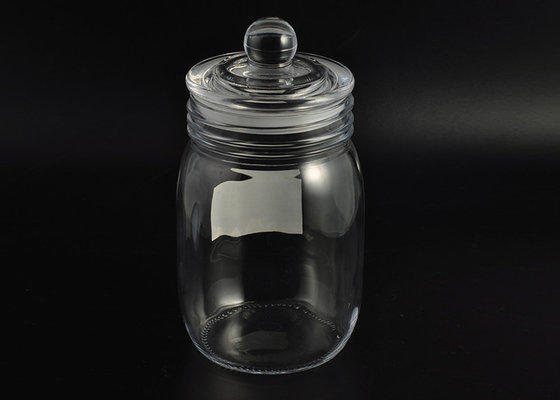Personalized Glass Tableware Honey Packaging Containers With Dipper