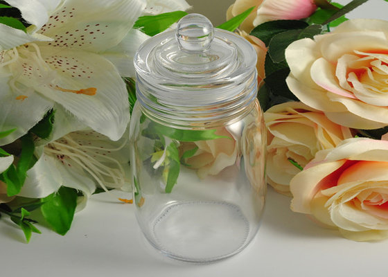Personalized Glass Tableware Honey Packaging Containers With Dipper