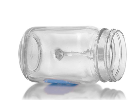470ml Glass Tableware Mason Jar Mugs Food Storage Cans With Handle