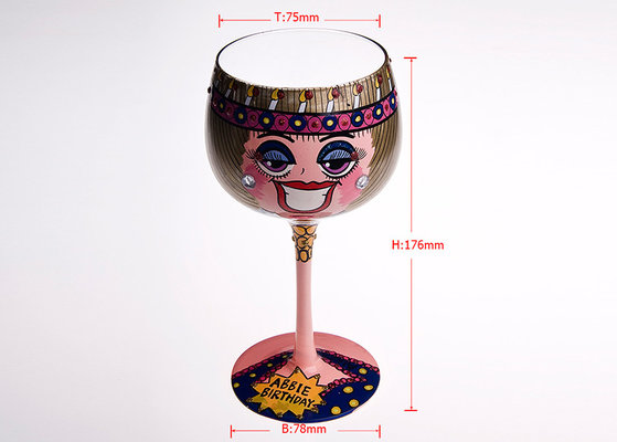 Colored Stemware Wine Glasses