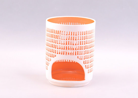 Coloured Ceramic Aroma Burner with Lid , Ceramic Tealight Candle Holders