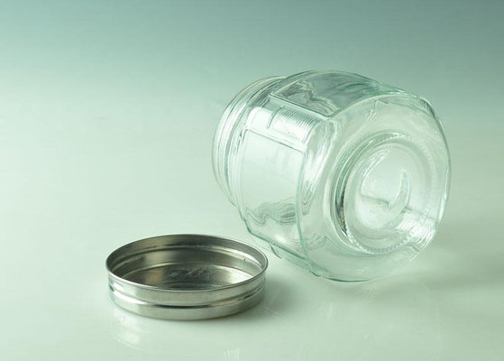 680ml Glass Mason Jars Food Containers Storage Jars With Metal Lid