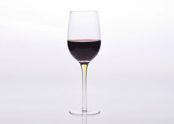 Luxury Crystal Burgundy Wine Glass For Party , Red Glass Wine Goblets