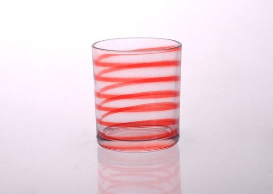 Personalized Decorative Glassware Glass Candle Containers 400ml