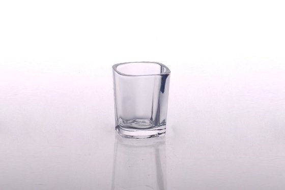 Square Glassware Tall Skinny Shot Glass Personalised 2Oz Capacity