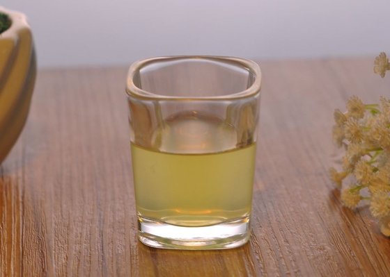 Square Glassware Tall Skinny Shot Glass Personalised 2Oz Capacity