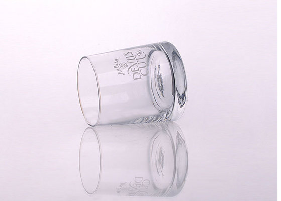 Whisky Clear Water Glass Tumblers with Lids Frosted Decal Printed