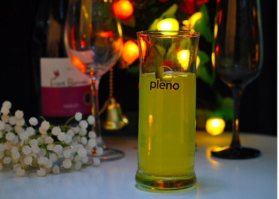 Crystal Water Glass Tumbler , Glass Drinking Cups Customized Logo