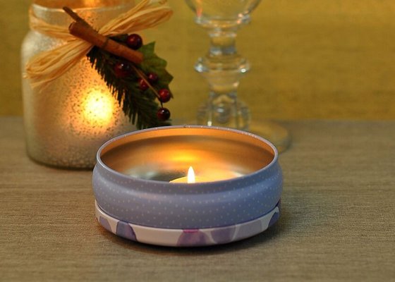 Customized Tin Candle Box