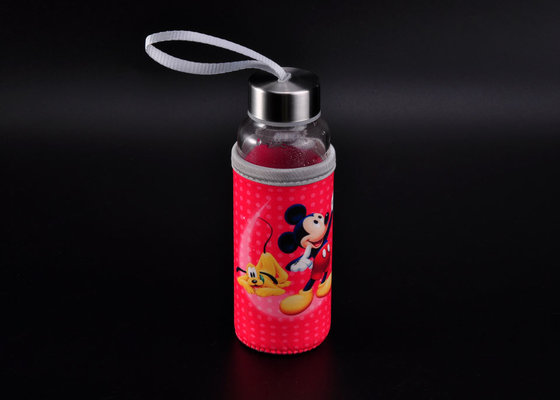 Customized Hand Made thermal drinking glasses Water Bottle In Borosilicate