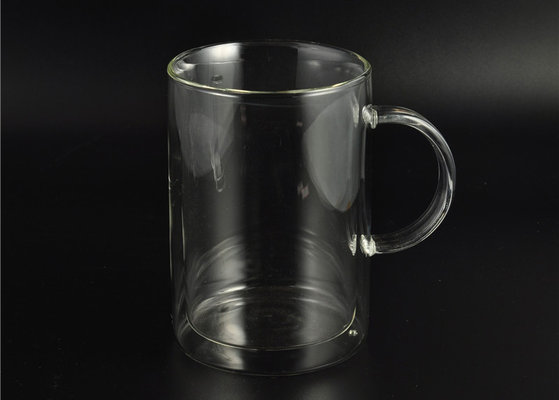 Eco - Friendly Small Glass Teapot Double Wall Glass Cup 80mm*80mm*120mm