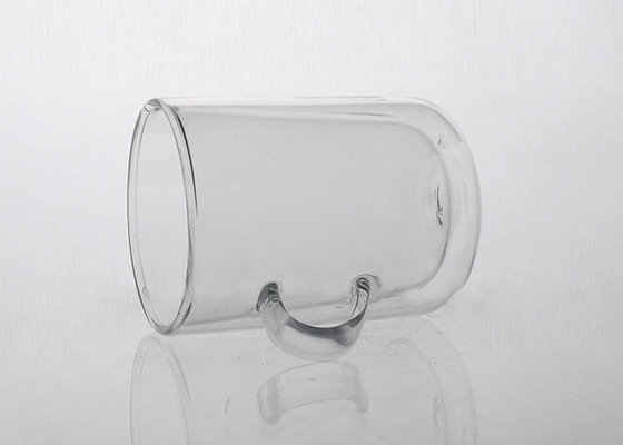 Custom High Borosilicate Glass Drinking Beer Glass Mug With Handle