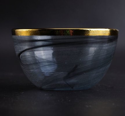 Electroplating Gold Edge Decorative Glass Contianer For Home Fragrance