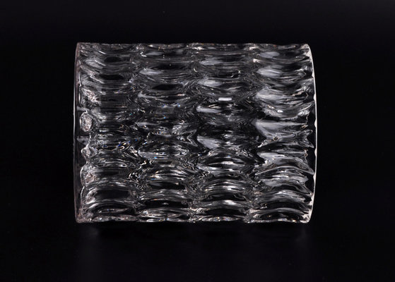 36OZ Large Wax Luxury Glass Votive Candle Holders With Pattern