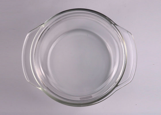 Pyrex Glass Tableware Clear Glass Oven Bowls with Lid , 4 Sizes Heat Resistant Eco-friendly