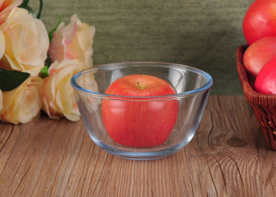 Transparent Heat Resistant Glass Salad Bowls Glass Oven Bowls with 6 Different Sizes
