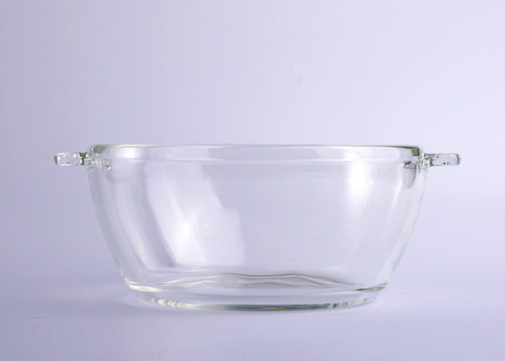 Clear Glass Tableware Glass Baked Bowl Set With Lid Used for Oven Baking