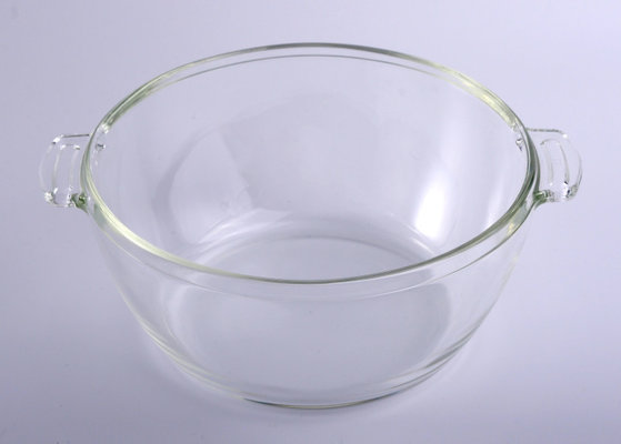 Clear Glass Tableware Glass Baked Bowl Set With Lid Used for Oven Baking
