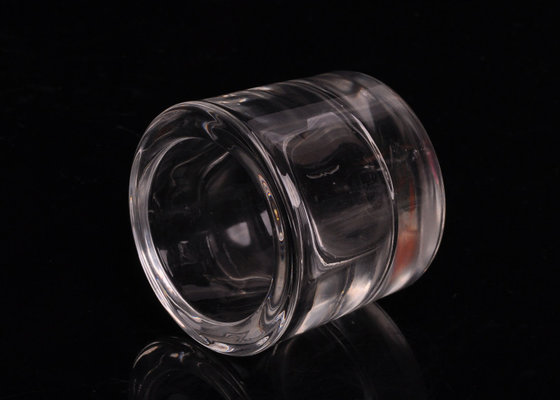 Machine Pressed tea light candle holders , Decoration glass tealight holders