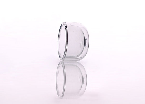 Handmade Clear Double Wall Borosilicate Glass , Recyclable double glass tea cups