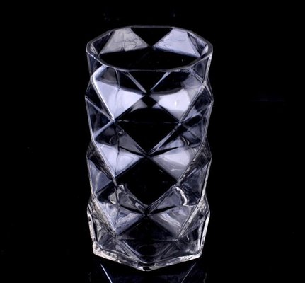 Clear Diamond replacement votive glass candle holders By Mouth Blown Processing