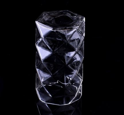 Clear Diamond replacement votive glass candle holders By Mouth Blown Processing