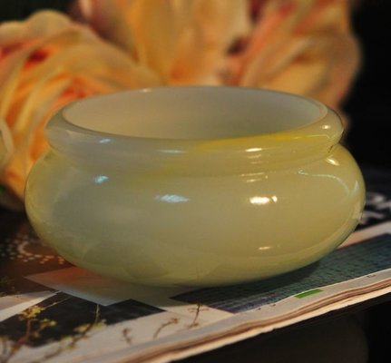 Handmade Marble glass tealight candle holders , Different Colors