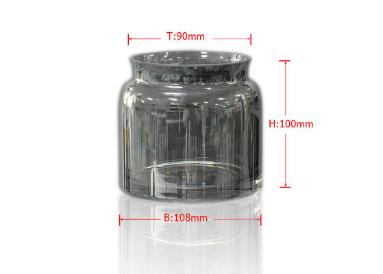 Luxury Wedding Gift glass jars for candles , Home Decoration glass votive holders