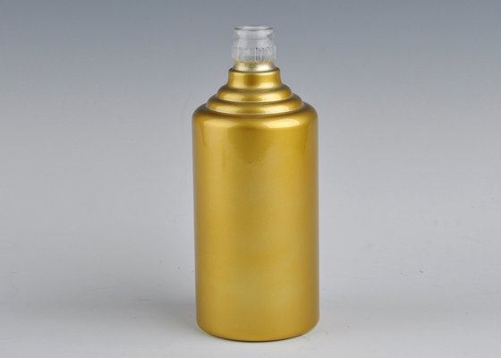Eco-friendly BPA-FREE newly designed gold plating glass wine vodka bottles