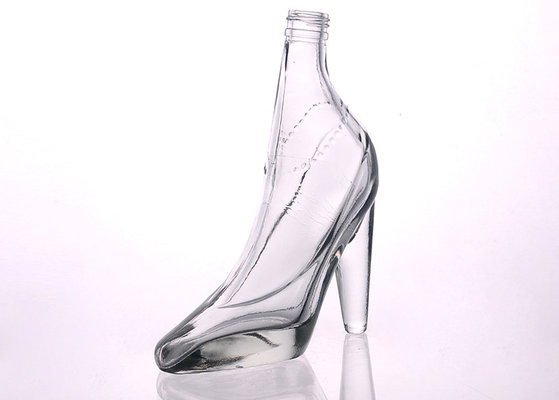 Home Decoration Fantastic Women High Heel Clear Glass Wine Bottle