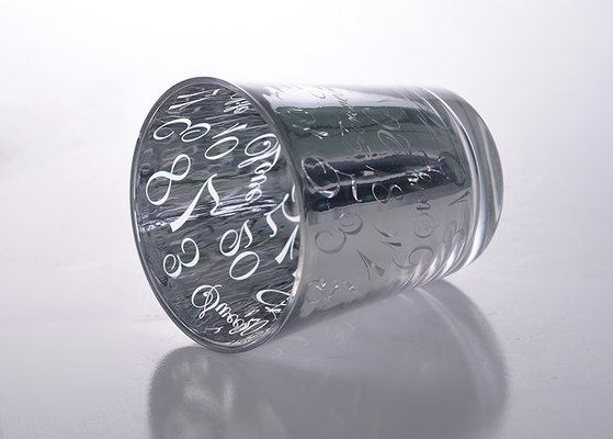 Mercury Glass Candle Holders Votive Set Wedding Decoration with Laser Numbers