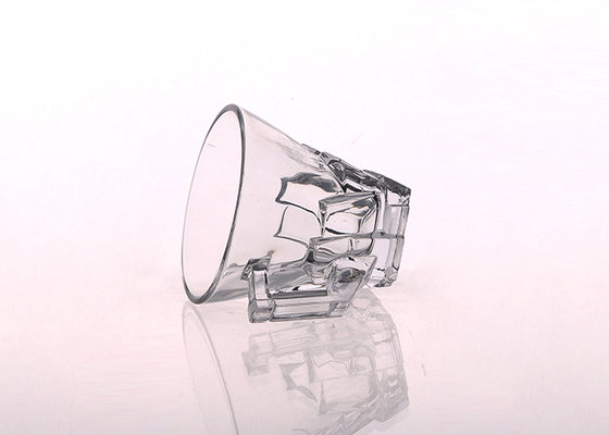 Decorative glass mugs with handles / Glass Tableware for water , wine , milk