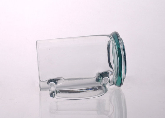 14oz promotion large glass beer mug , Glass Tableware colored bottom