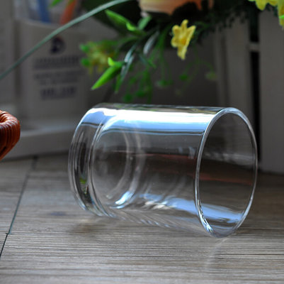 7oz Transparent replacement votive glass candle holders Machine Press