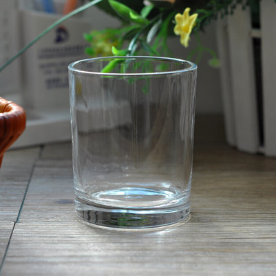 7oz Transparent replacement votive glass candle holders Machine Press