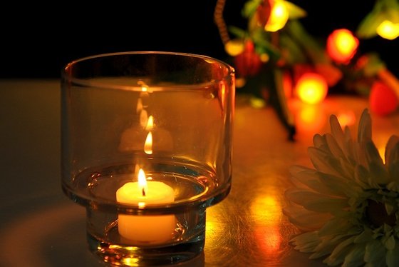 18oz Mouth Blown Glass Candle Jar , Deep Bottom glass holders for tea lights