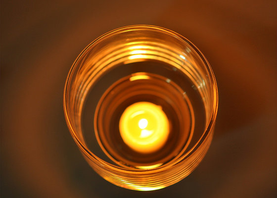 18oz Mouth Blown Glass Candle Jar , Deep Bottom glass holders for tea lights